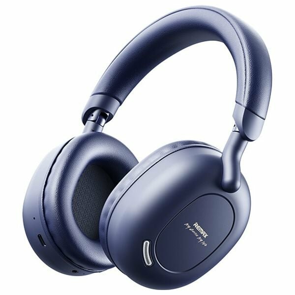 Беспроводные складные наушники Remax Wireless Headphone RB-560HB, BT5.4, 800 mAh, 70 часов, AUX, Синий