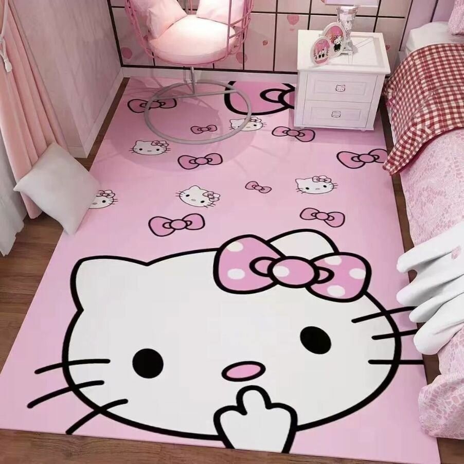 Эксклюзивный нескользящий ковер Hello Kitty для домашнего декора