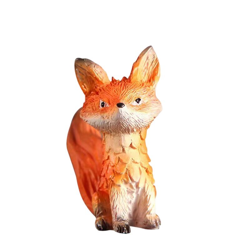 Little prince diy resin crafts fox cake baking eternal flower mini ornaments fox