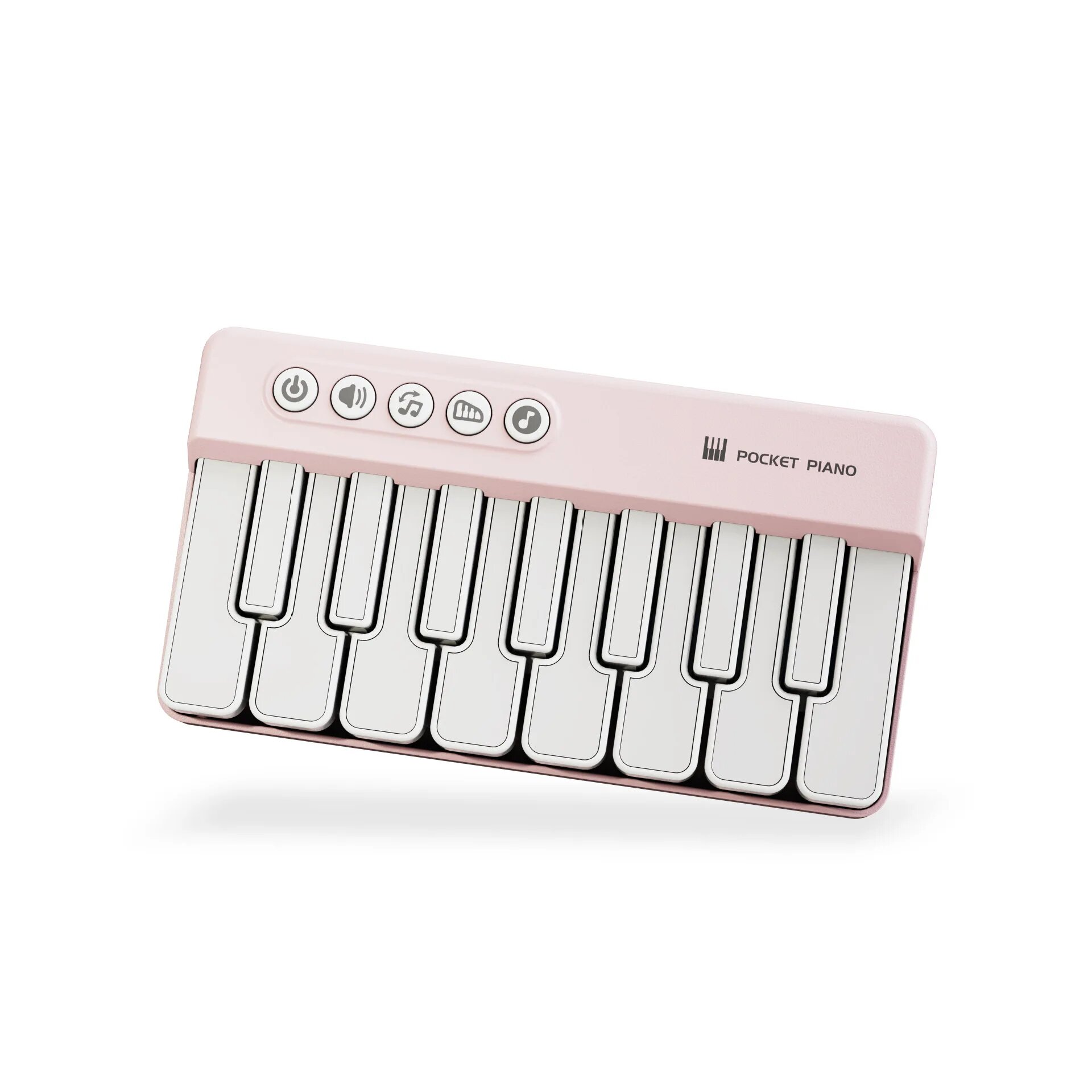 Портативное пианино Pocket Piano, розовый