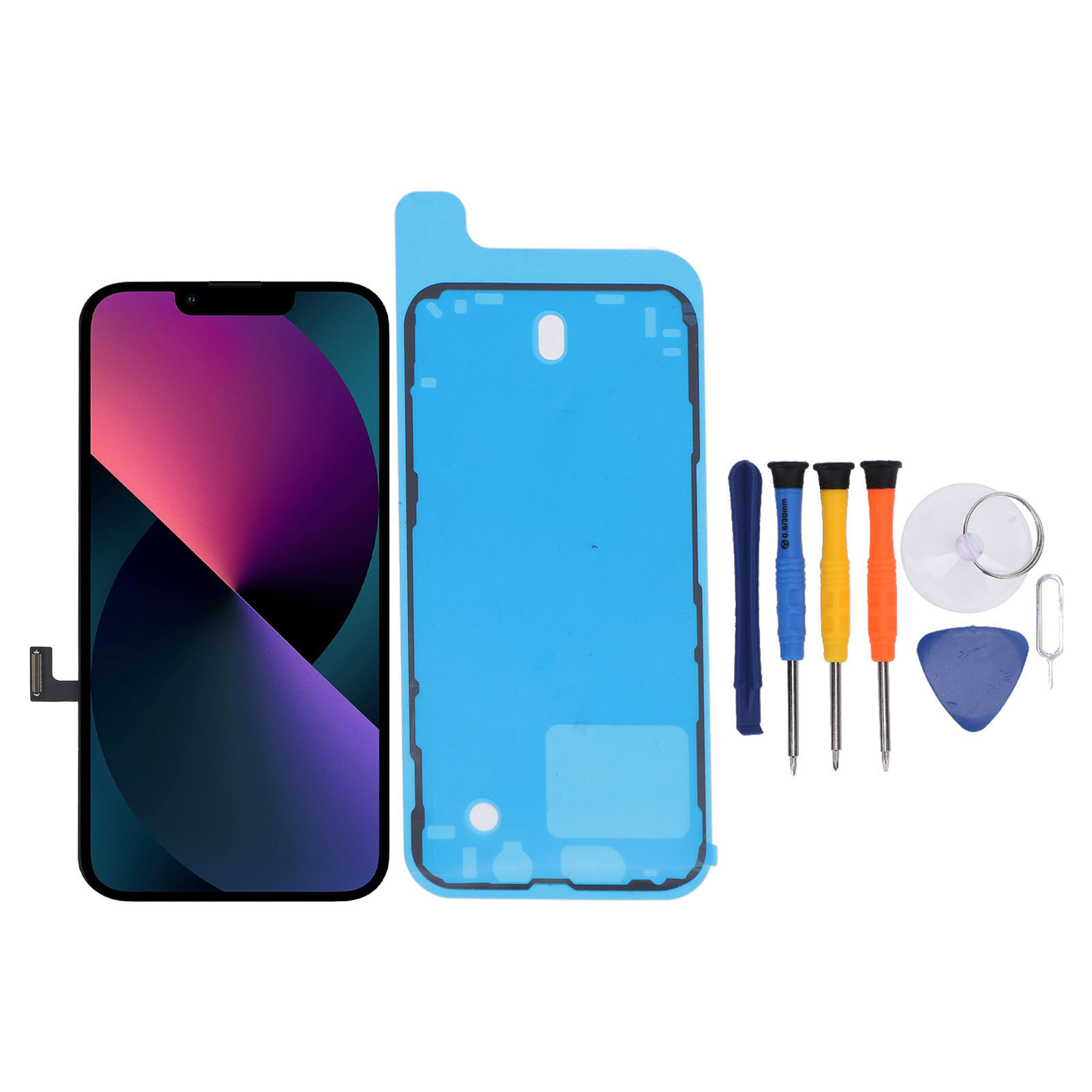 Заменаэкранателефона:6,1-дюймовыйЖК-дисплейс3D-сенсорнымдигитайзеромиремонтнымкомплектомдлямоделейA2482A2631A2635A2633.