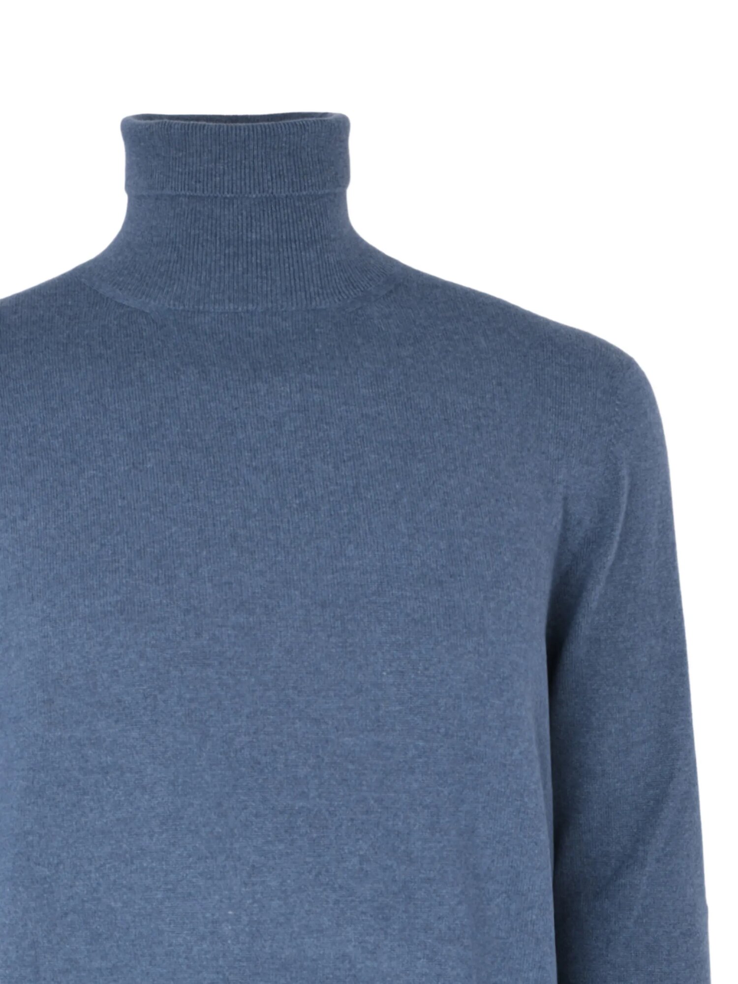 Свитер Agnona Roll-neck cashmere sweater, размер 52, , blue — фото 1