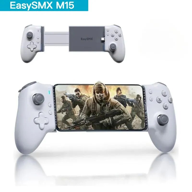EasySMX M15 Геймпад для мобильного телефона Type C Hall Механический контроллер для телефона Android iPhone 15/16 Cloud Gaming Xbox Game Pass