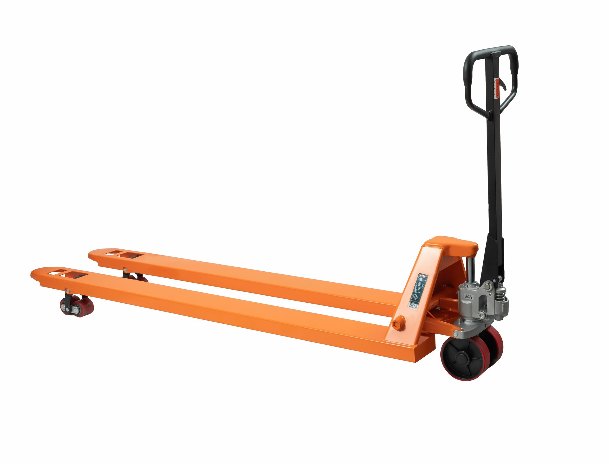 Гидравлическая тележка 2500 кг Gigant 2000x550 мм полиуретановые колеса JHPT2500-2000-PO