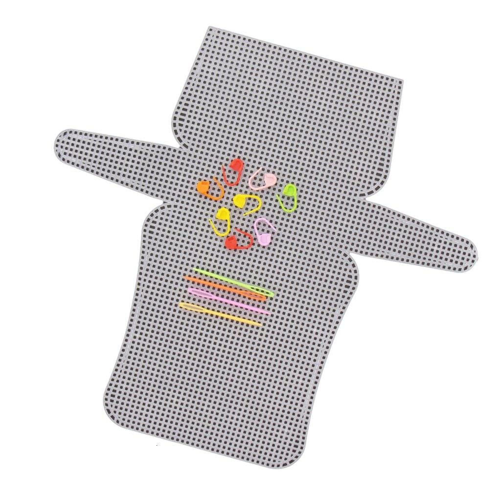 Набор прямоугольных сетчатых акриловых листов для вышивки сумок и аксессуаров, Набор 2 небольших размера