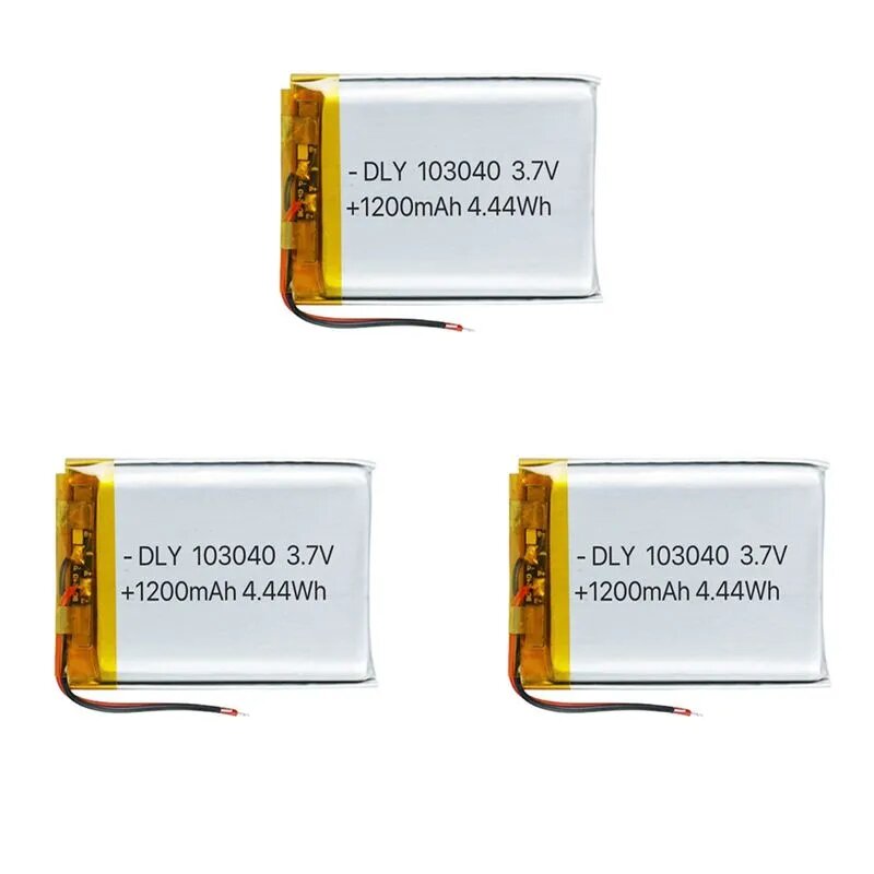 SKOANBE 1шт 3.7V 1200 мАч 103040 Зарядные полимерные литий - ионные батареи для MP3 - плееров навигаторов динамиков мобильных источников питания DVD GPS VR DVR