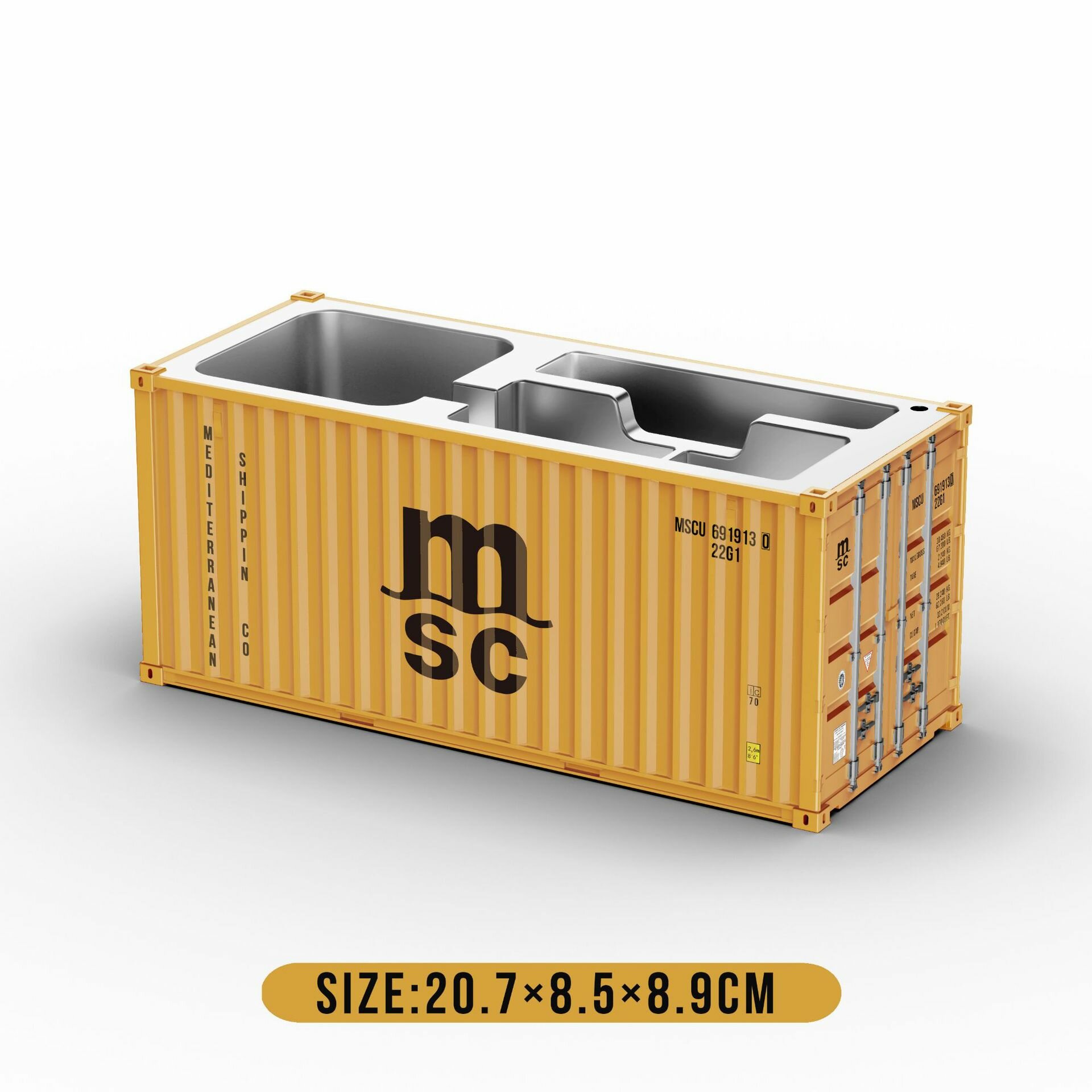 Простая модель контейнера с опциональной печатью логотипа, многофункциональный держатель для ручек, подарочная коробка для хранения канцелярии