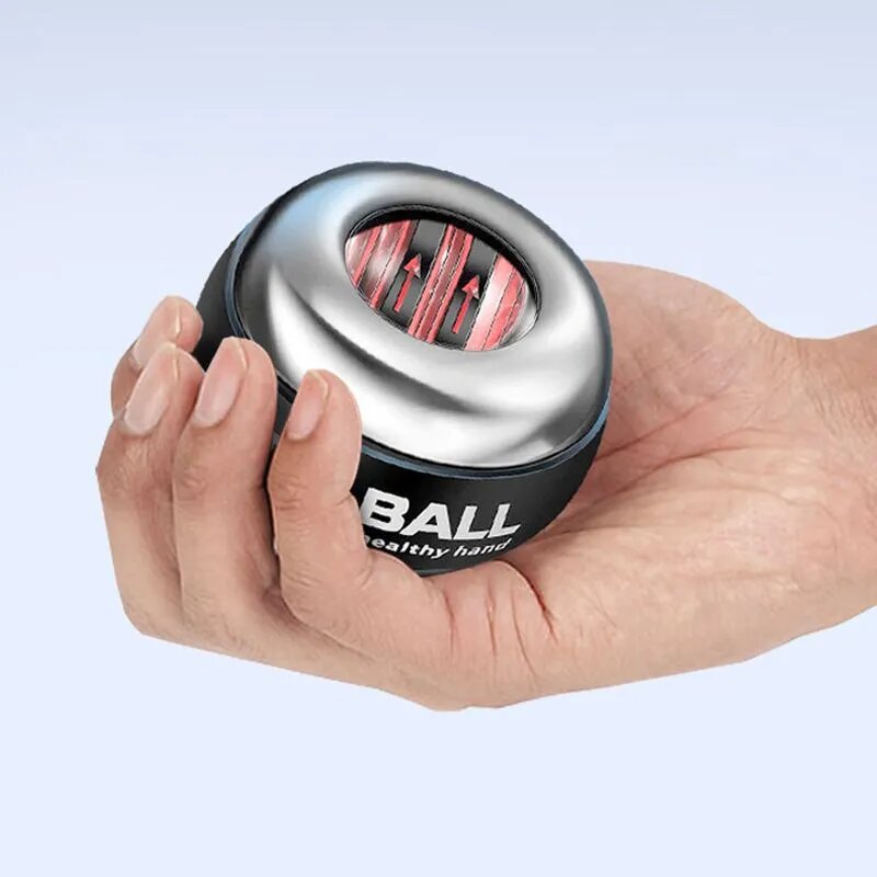 Гироскопический кистевой эспандер GYRO BALL для тренировки рук и запястий, черный — фото 1