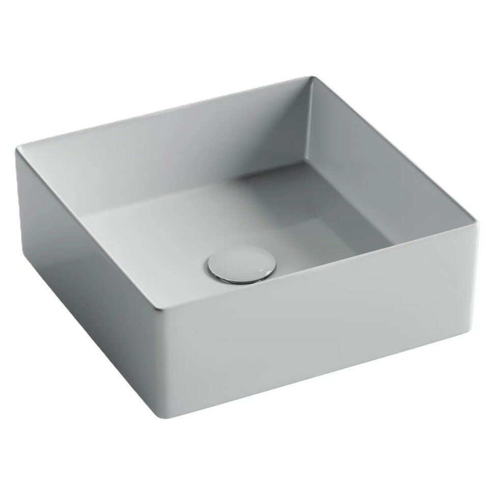 Раковина накладная квадратная 361x361x130, цвет белый, арт. СN6068