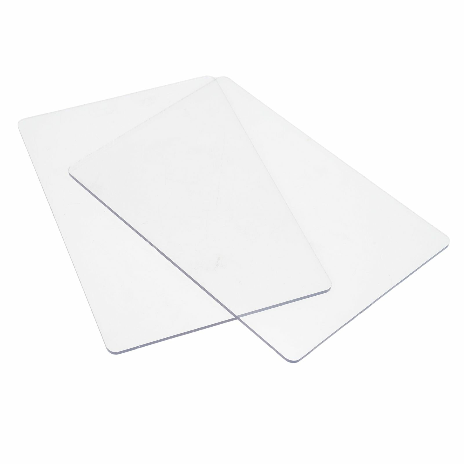 Стандартные режущие прокладки 2pcs Поликарбонатная пластиковая пластиковая пластинка для тиснения 22x15 см/8,6x5,9 дюйма, подходящая для машины для резки и тиснения A5 для