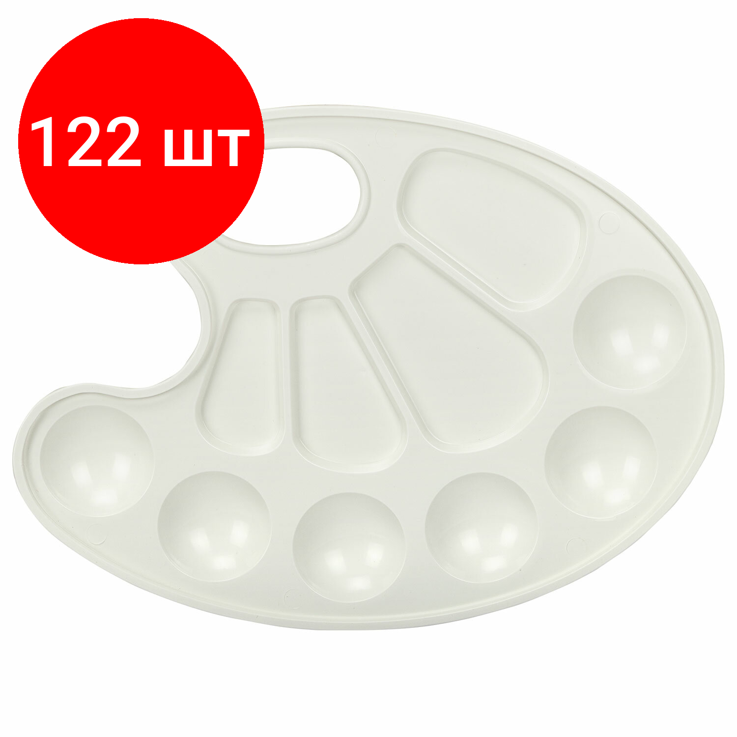 Комплект 122 шт, Палитра для рисования пчелка, ПХ-1