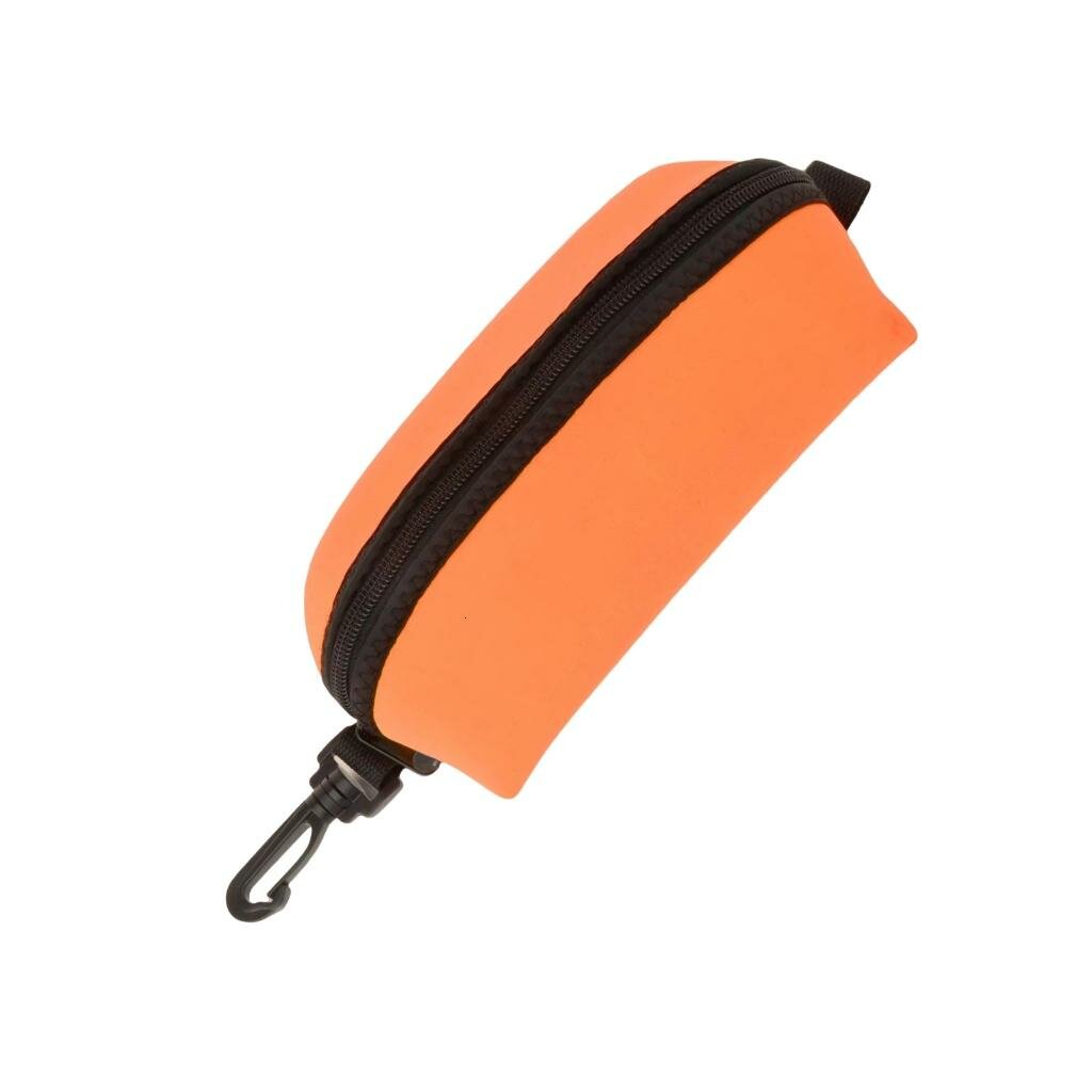 Чехол для плавательных очков с клипсой, Оранжевый