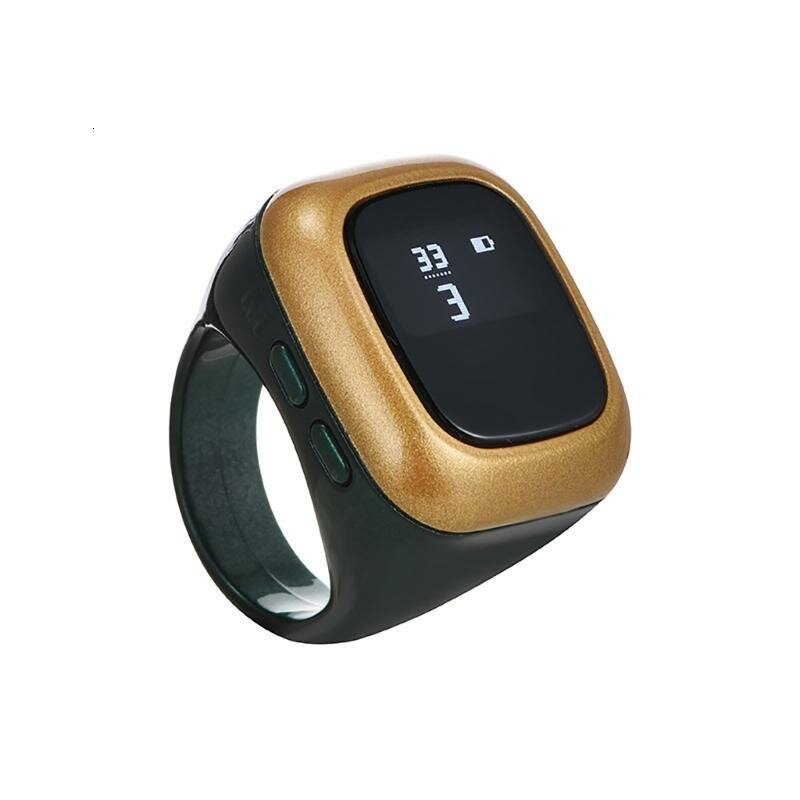 Цифровой счётчик Тасбих, кольцо-счётчик, Зеленый 18 мм