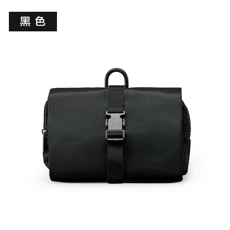 Складная косметичка MUJI в японском стиле с крючком для мужчин и женщин, дорожная косметичка с печатью логотипа