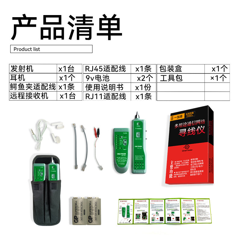 ⭐Производитель оптовых сетевых кабелей, тестер сетевых кабелей, трекер кабелей, проверка кабелей, PoE, анти-горящий кабельный искатель⭐