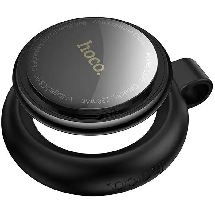 Трекер GPS Hoco E100 Black, метка от потери, только для iOS, черный