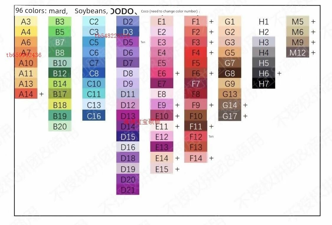 96-цветные пластиковые бусины по 11 г (1100 шт. в пакете) в zip-lock упаковке для творческих материалов MARD