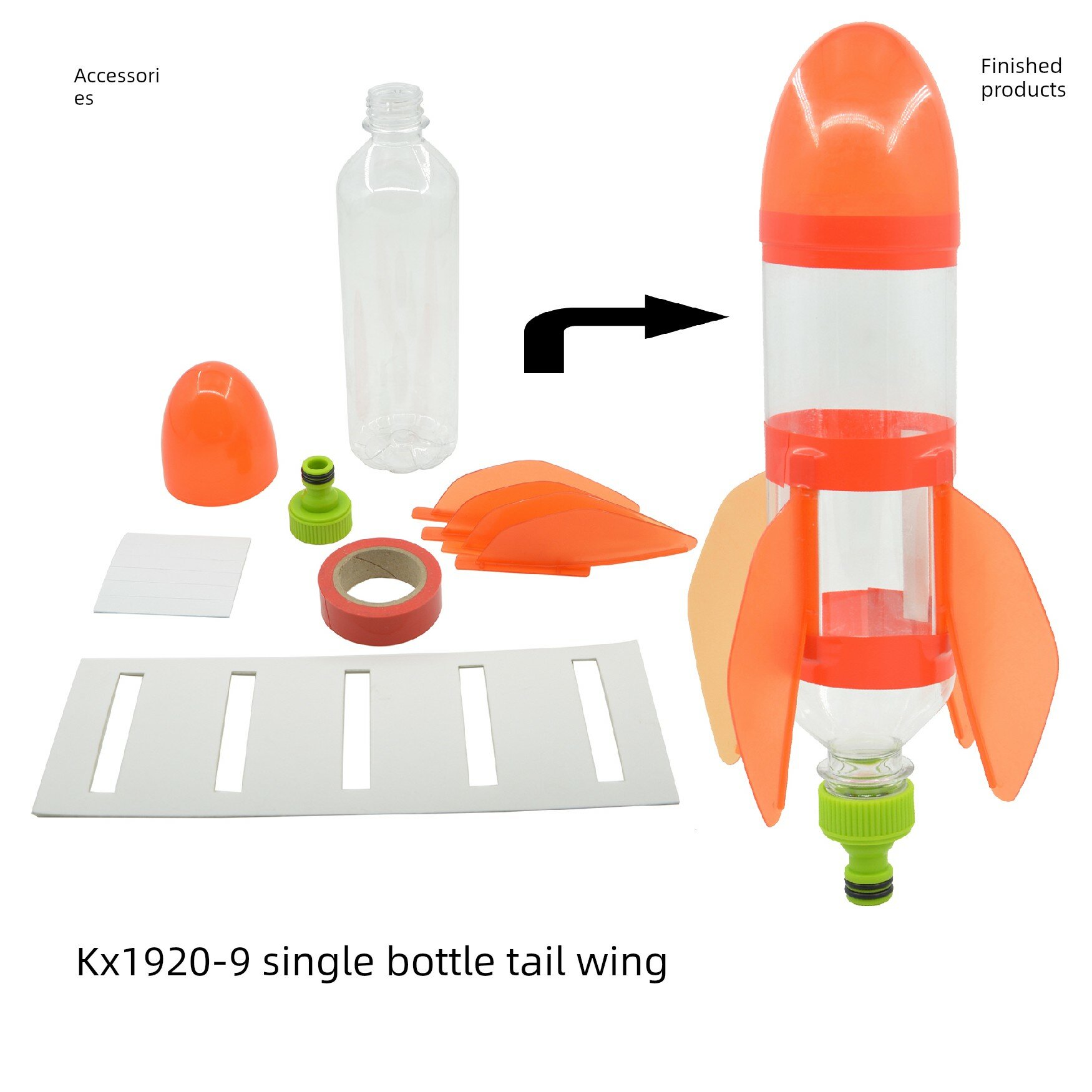 Модель водной ракетницы, научно-технический набор для сборки, полный комплект материалов, ручная работа, для
