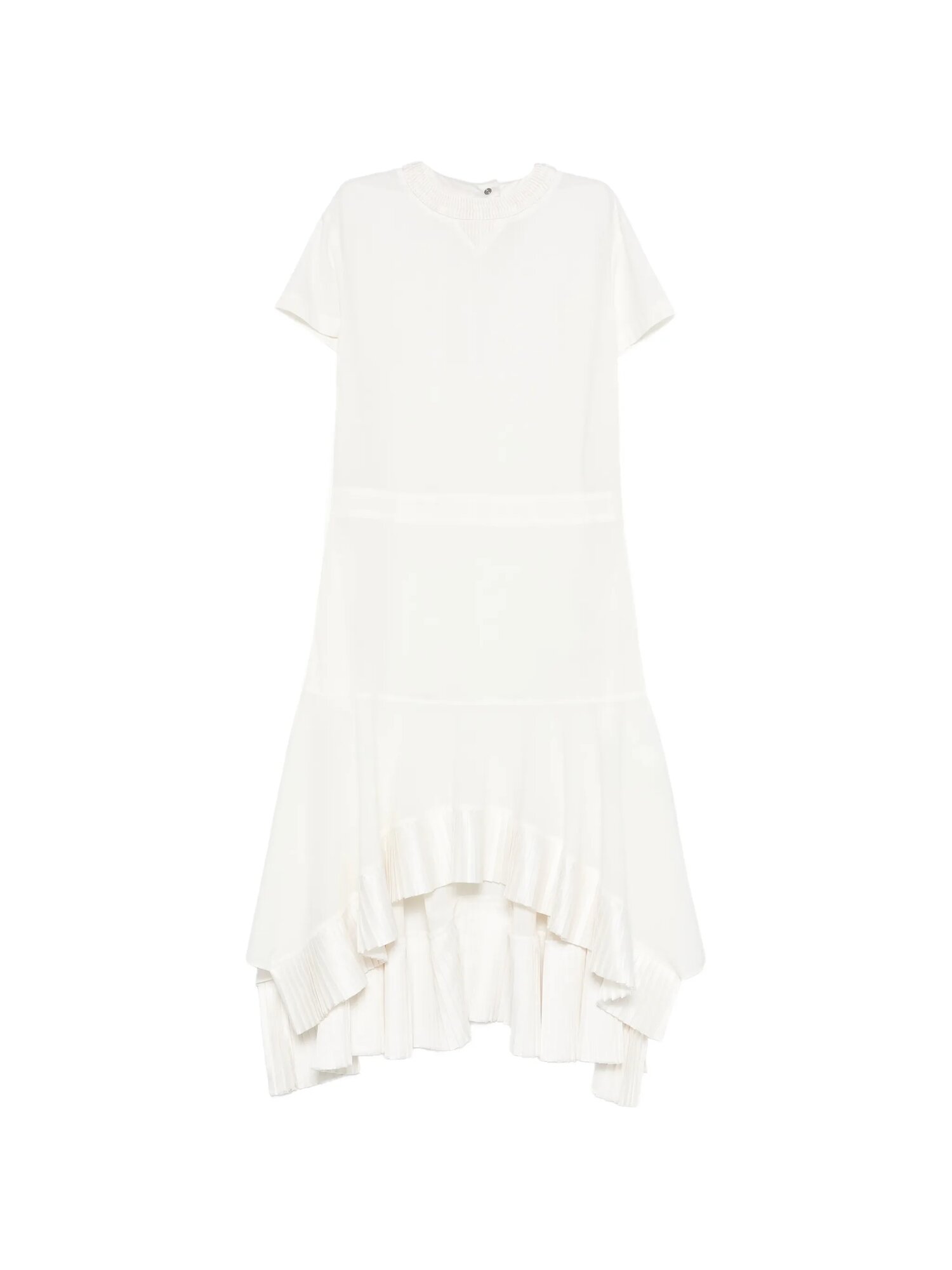 Платье Ruffled short-sleeve asymmetric dress