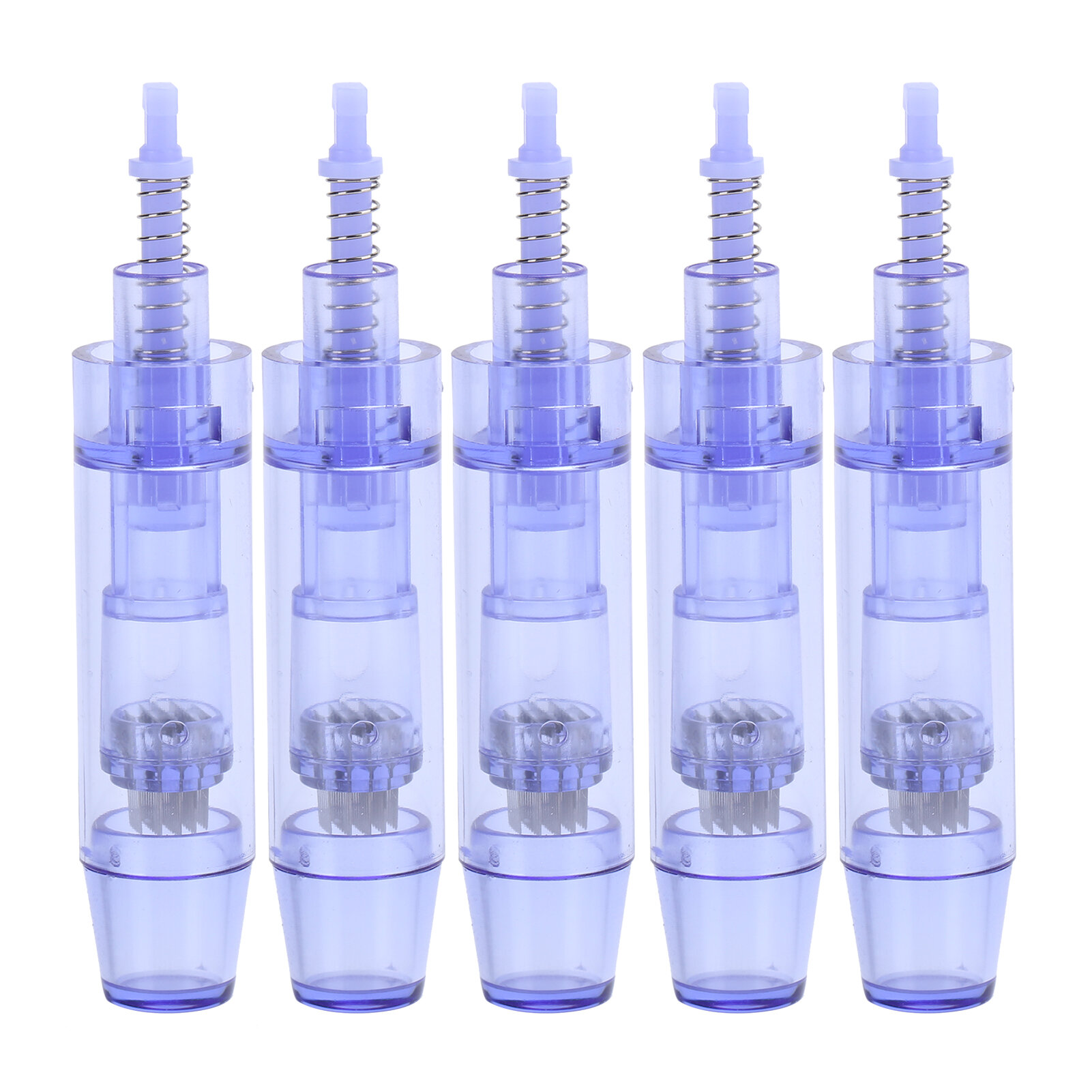 5Pcs Electric Micro Needle Tip Nano 42Pins Cartridges Promote Skin Absorption W/Cap