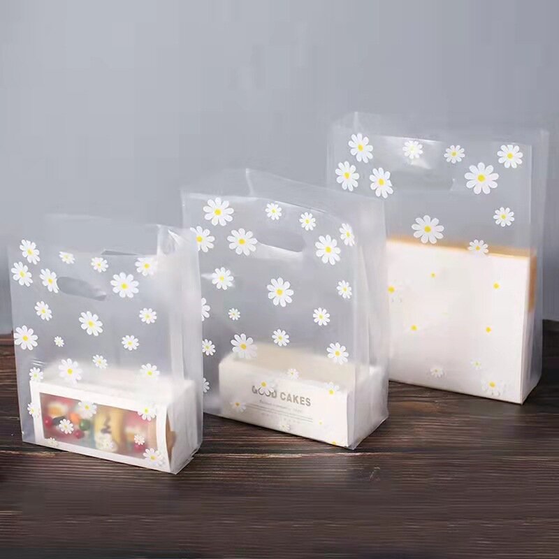 Пластиковая сумка для кейтеринга, упаковка для выпечки, десертов, хлеба, тортов, сумка для выноса, сумка с печатью логотипа