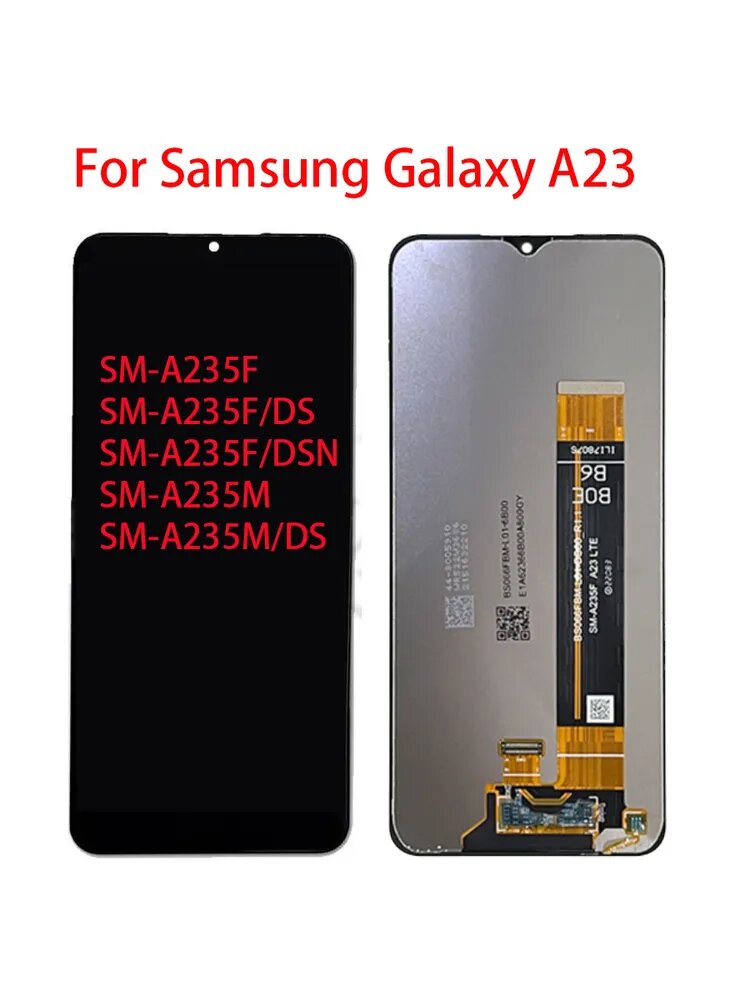 TFT Дисплей на Samsung Galaxy A23 A235F в сборе с тачскрином Черны