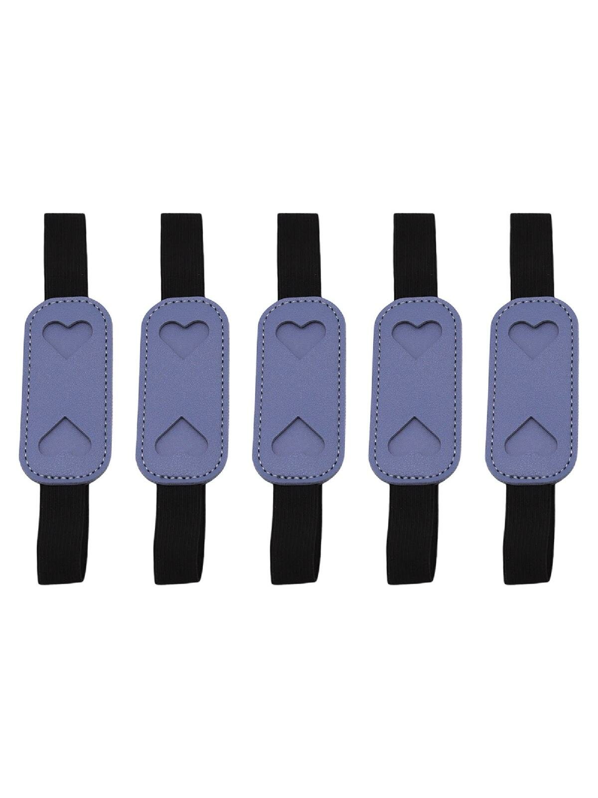 Пенал для блокнотов 5шт с регулируемой резинкой, кожаные чехлы для карандашей