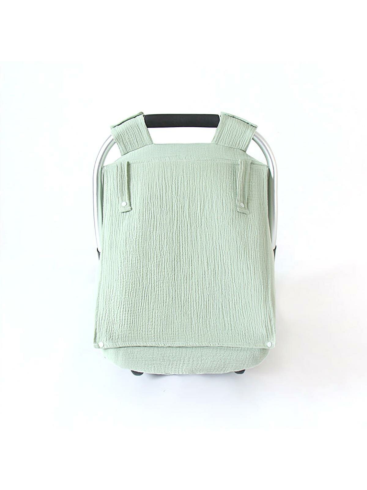 Мягкий и удобный чехол для детской люльки с дышащим окошком, однотонный чехол