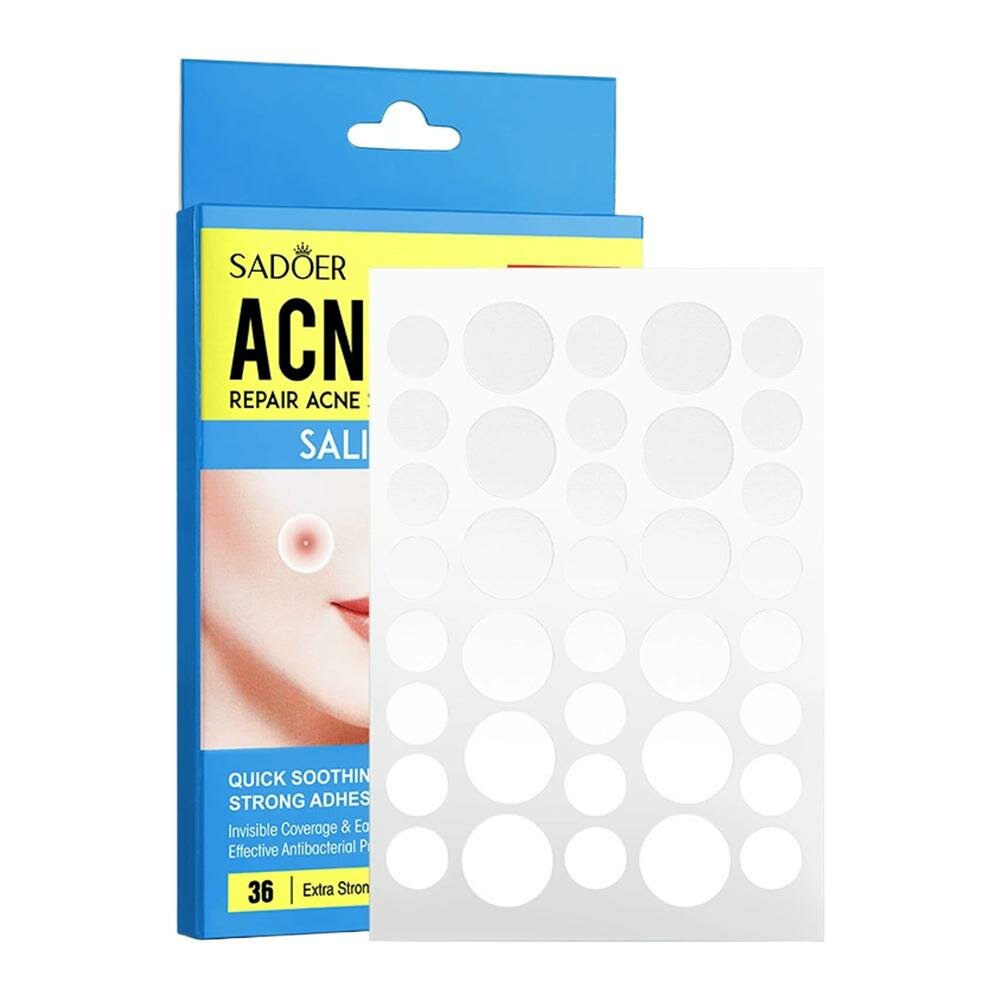 Патчи от прыщей на лице и акне 36 шт с маслом ромашки и эвкалипта