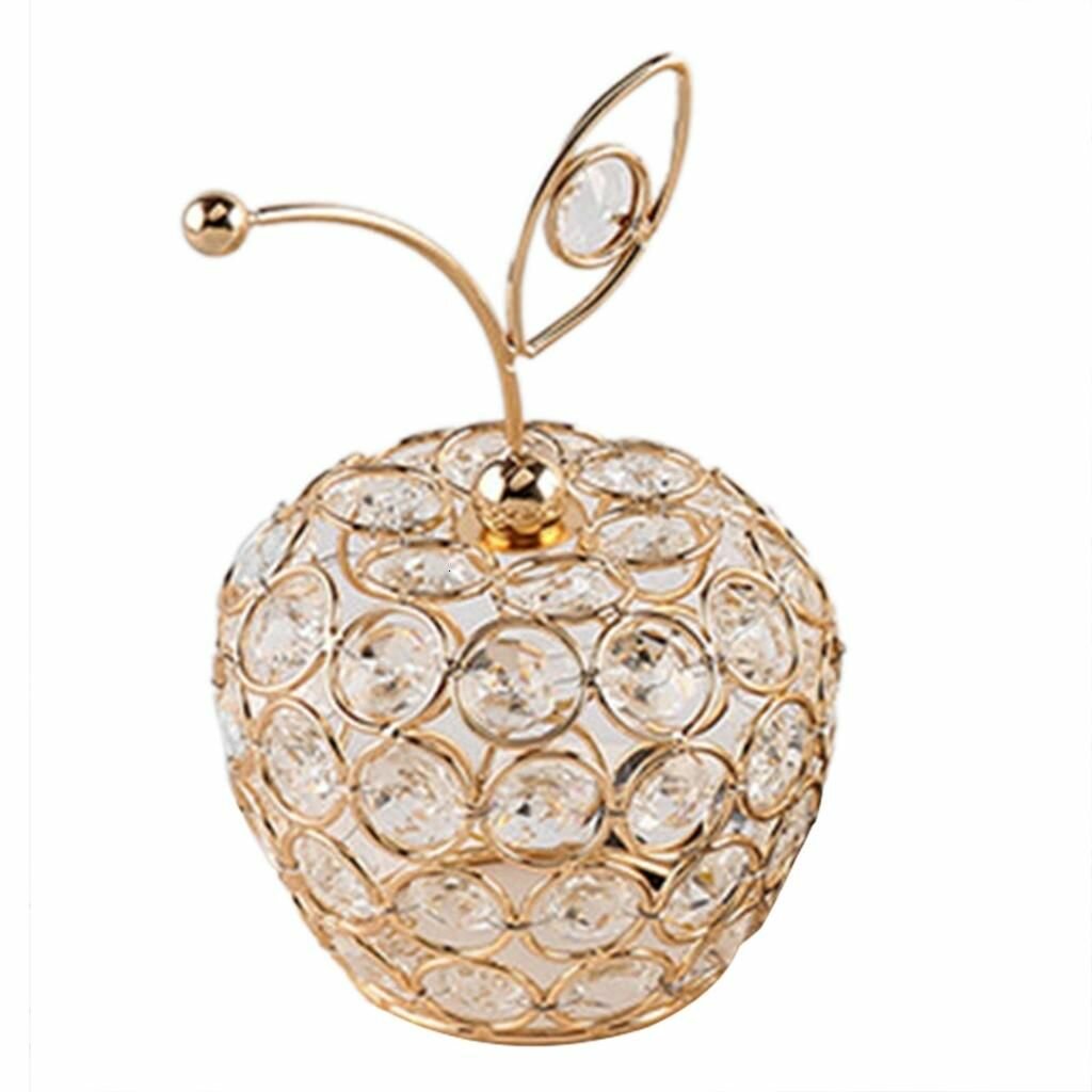 Хрустальная статуэтка фруктов, - Apple
