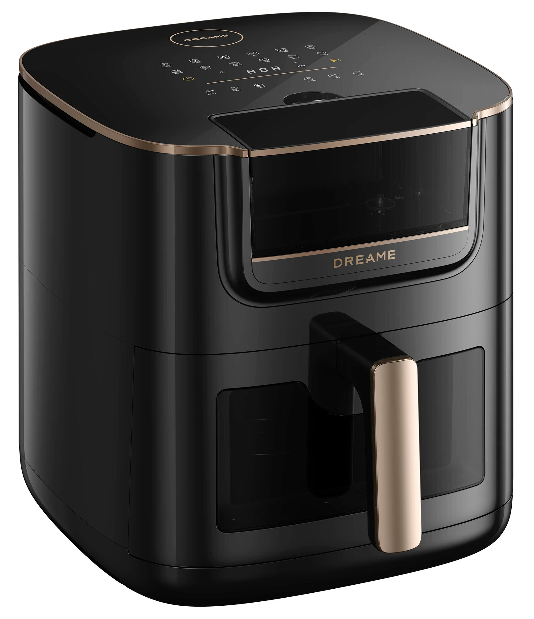 Аэрогриль Dreame Tasti Airfryer AF30 черный, 2300Вт, 7л, 50 °C - 200 °C, 12 авто-программ