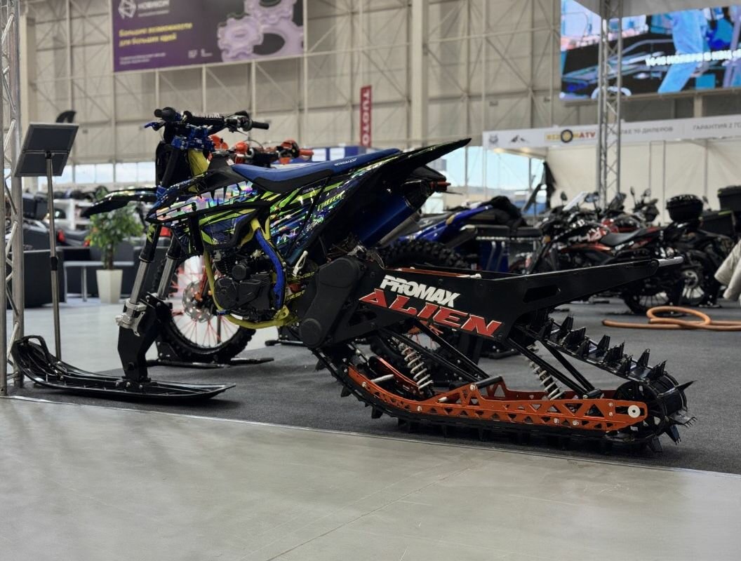 Гусеничный комплект (набор) для кроссовых, эндуро мотоциклов PROMAX ALIEN Orange