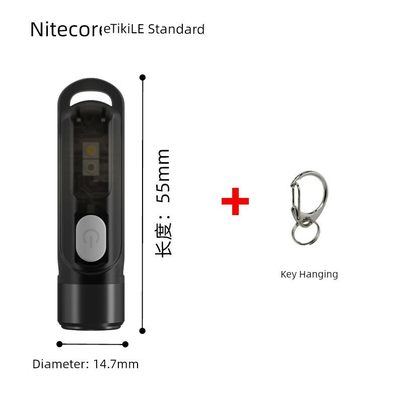 Фонарь NITECORE TIKI LE с УФ-подсветкой, USB-зарядкой, портативный, миниатюрный, мощный, с дальним лучом TIKI LE