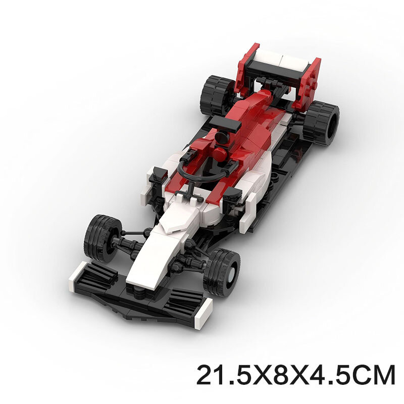 MOC-60607 Formula F1 Alfa Romeo C39 развивающая гоночная игрушка из строительных блоков