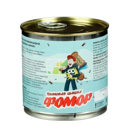 Инсектоакарицидное средство от насекомых Шашка Фомор, 100г