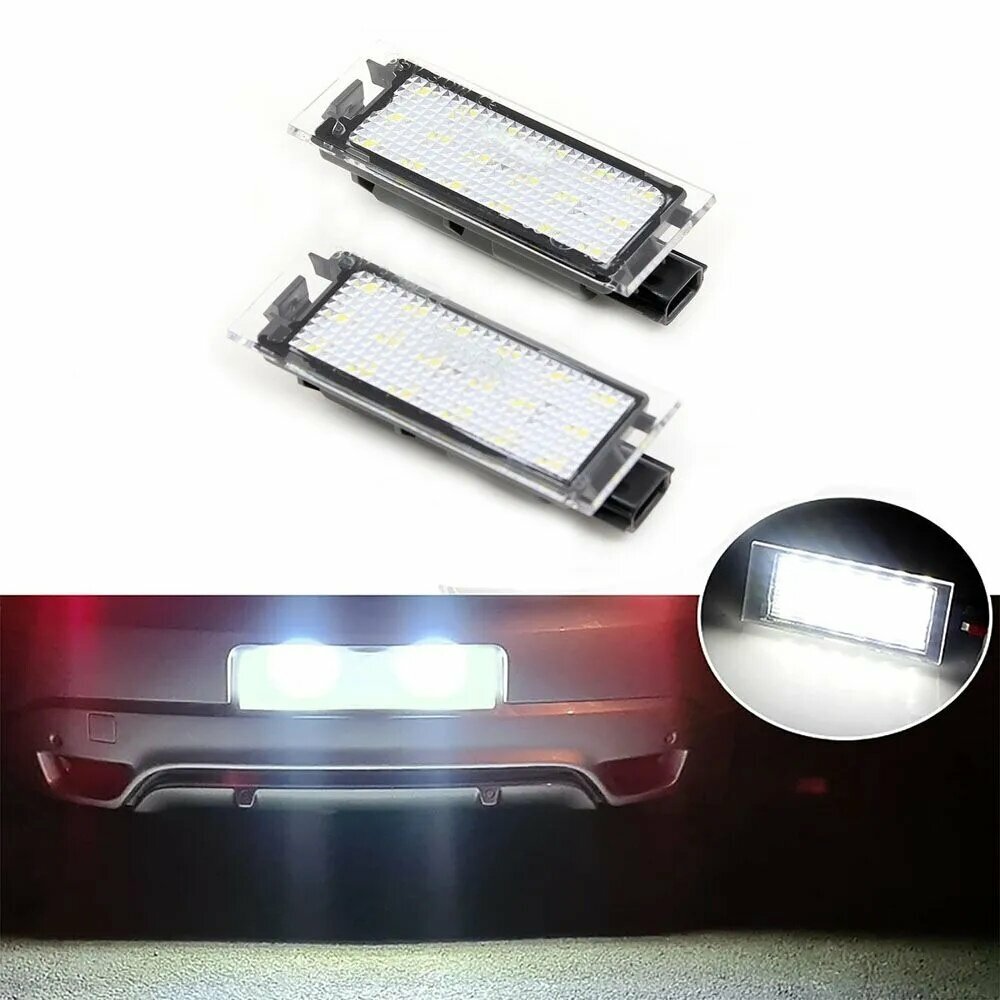 2PCS светодиодный свет номерного знака 265108474R для Renault Master/Megane MKIII 2010-20
