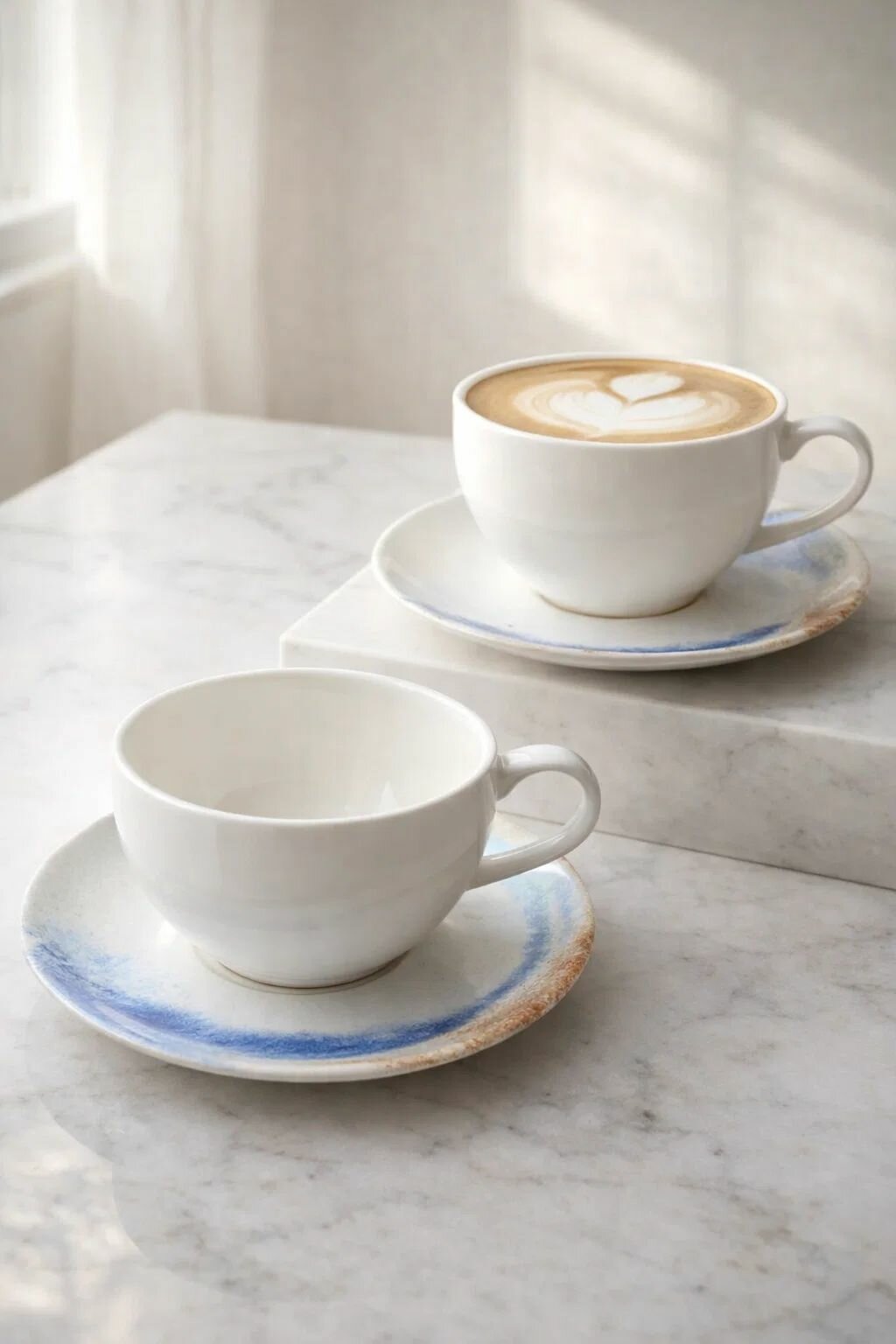 Набор чайные пары 2 шт, Bonna "Кимен" 250 мл. Турецкий профессиональный, ударопрочный фарфор премиум. "Kymen" (Турция)