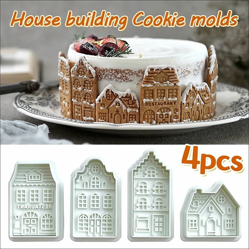 Мультяшная 3D-форма для трехмерного тиснения Ocean biscuit mold