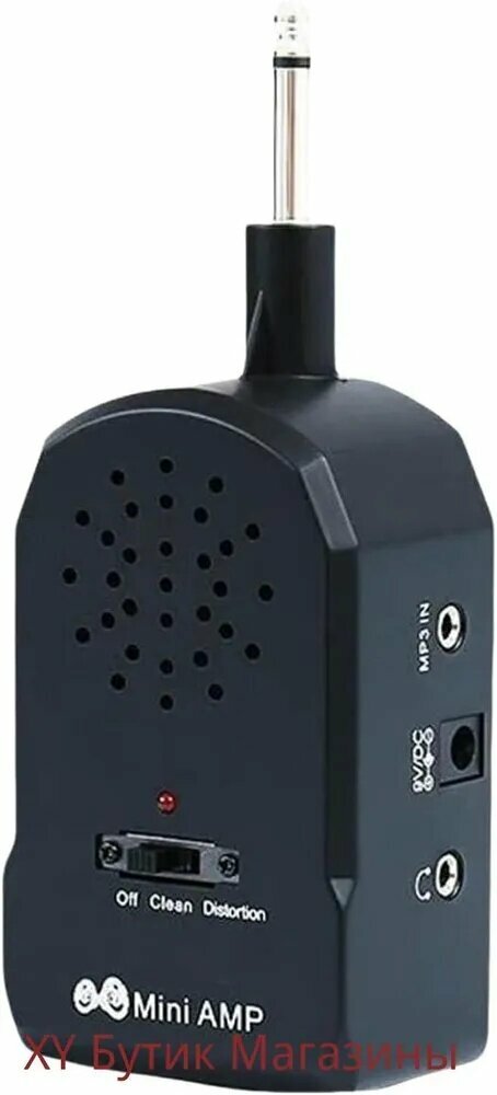 Гитарный усилитель перезаряжаемый портативный с Bluetooth, чистыми/искаженными эффектами, мощным динамиком, компактным карманным