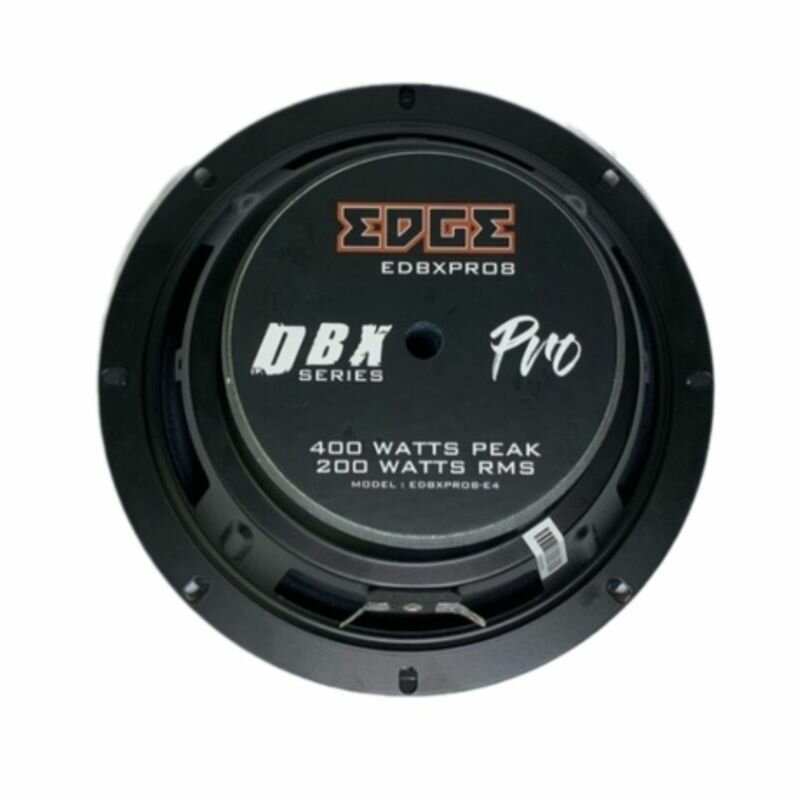 Колонки автомобильные EDGE EDBXPRO8-E4, RMS 200вт, 20см, 4Ом — фото 1