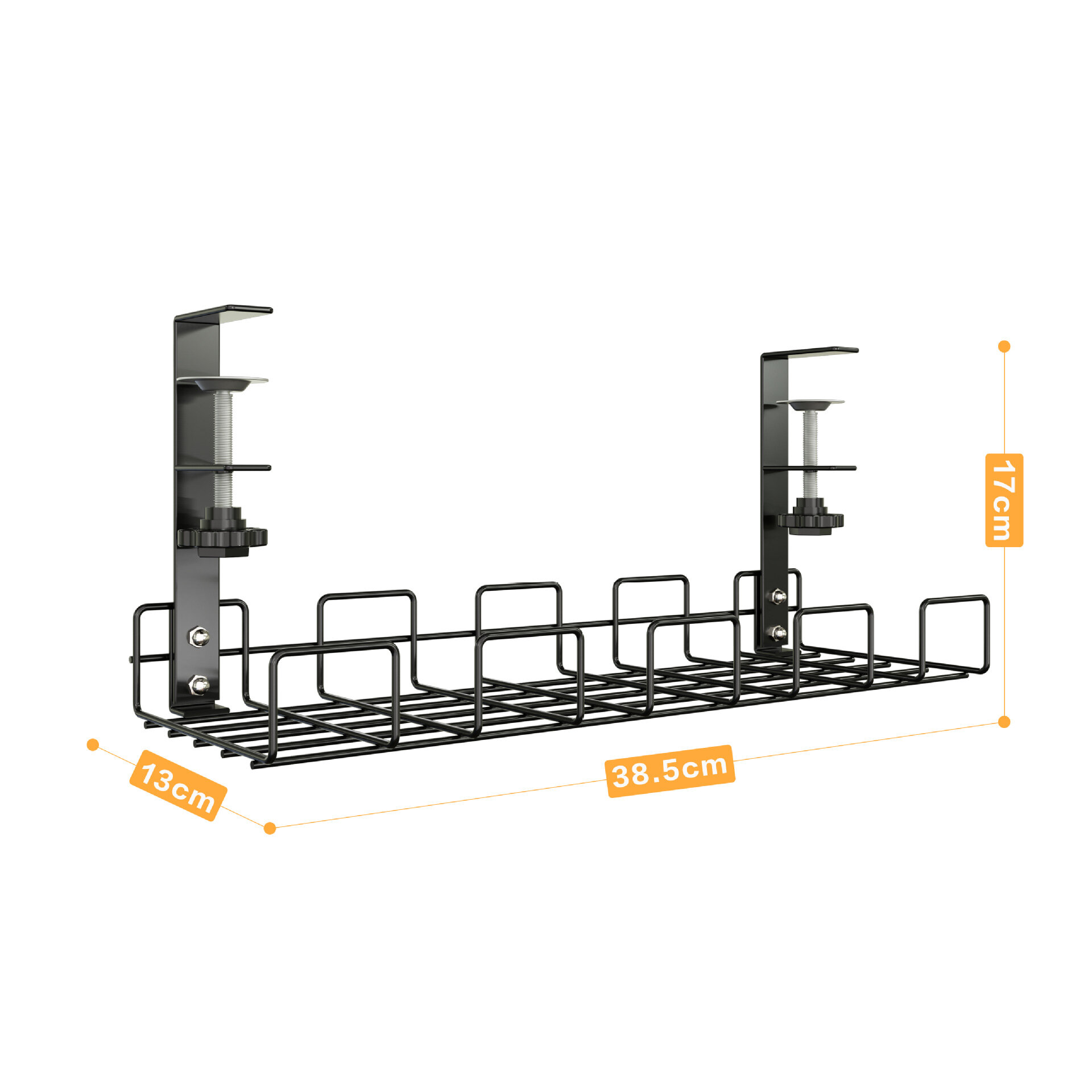 Офисный органайзер для хранения под столом, рабочая станция, подвесной шкаф без сверления, трансформация стола