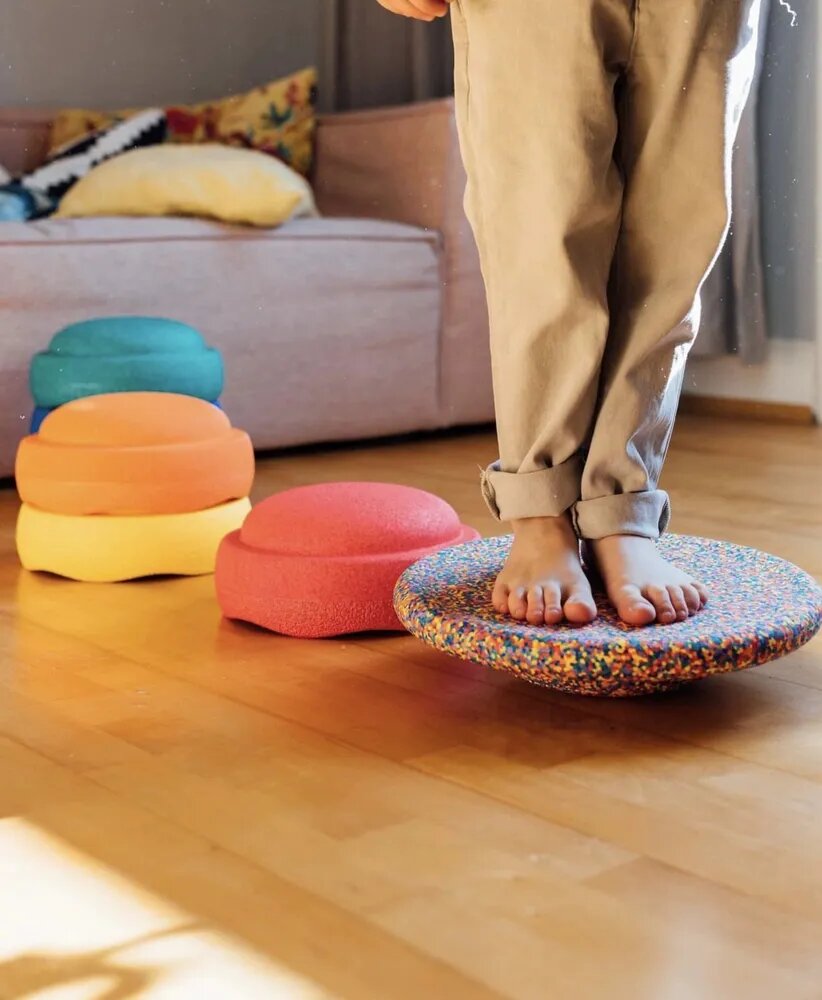 Детские балансборды для дошкольного обучения, балансировочные камни для развития координации