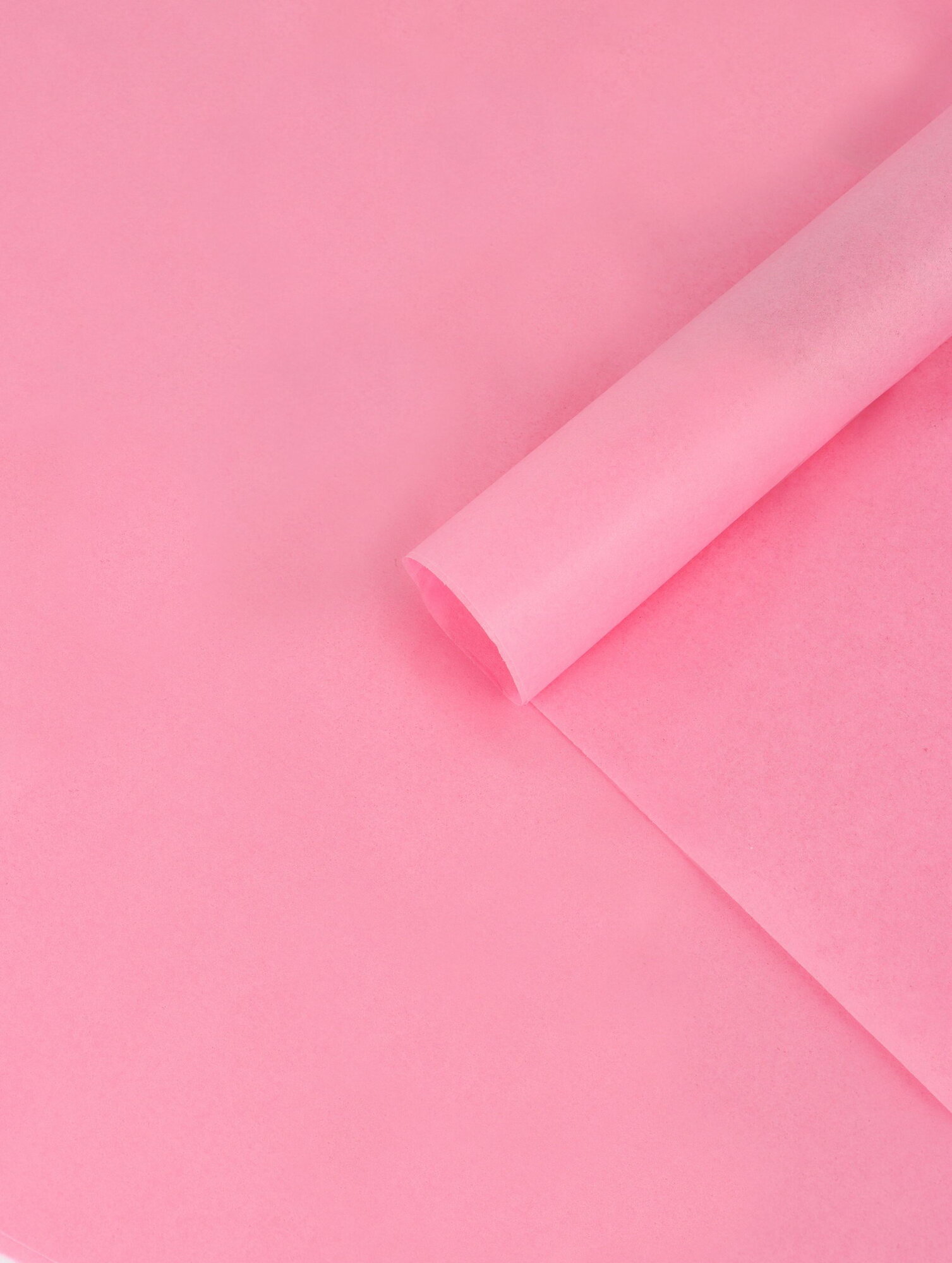 Бумага упаковочная тишью, розовая, 50 см x 66 см, тематика: однотонная, 20 шт.