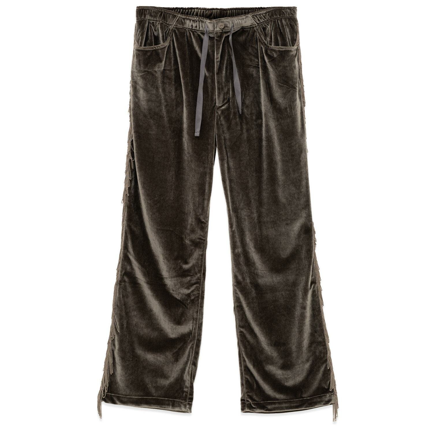 Брюки БРЮКИ NEEDLES FRINGE STRING EASY PANT - VELOUR