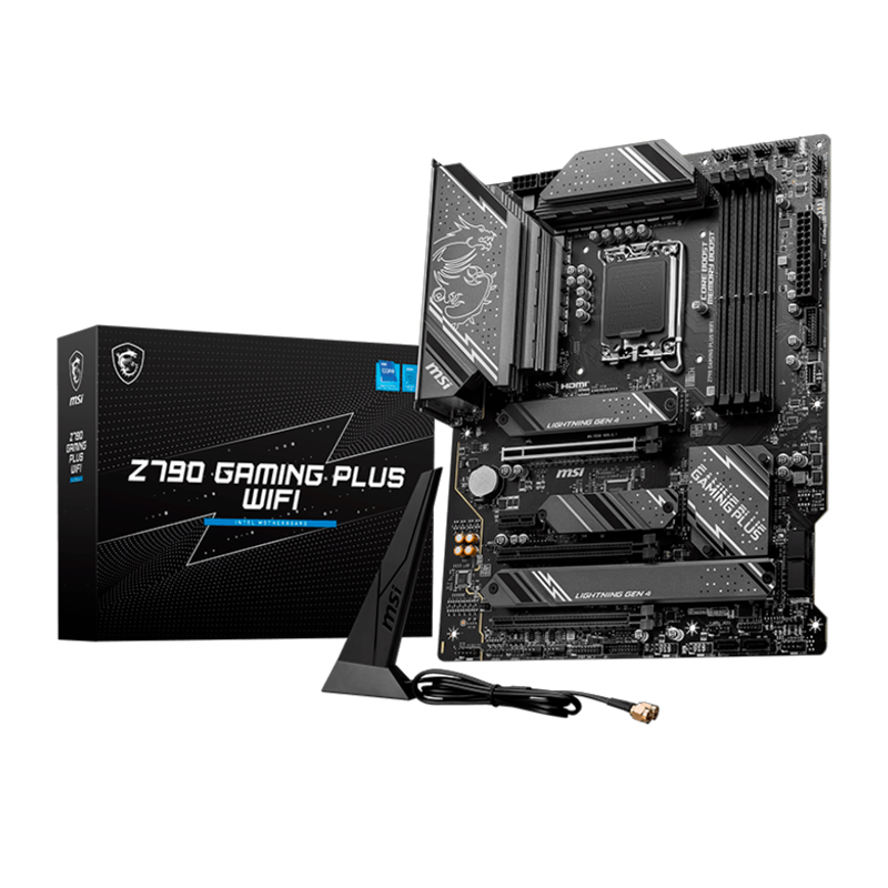 Материнская плата MB MSI INTEL Z790 s1700, 4xDDR5(256GB), HDMI 2.1/DP, 1xPCIe 5.0x16, 1xPCIe 4.0x16, 1xPCIe 3.0x16, 1xPCIe 3.0, 1xLAN (2.5GbE), Wi-Fi, BT, 6xSATA 6Gb/s, 4xM.2, 1xUSB-C, 3xUSB 3.2, 4xUSB 2.0, ATX