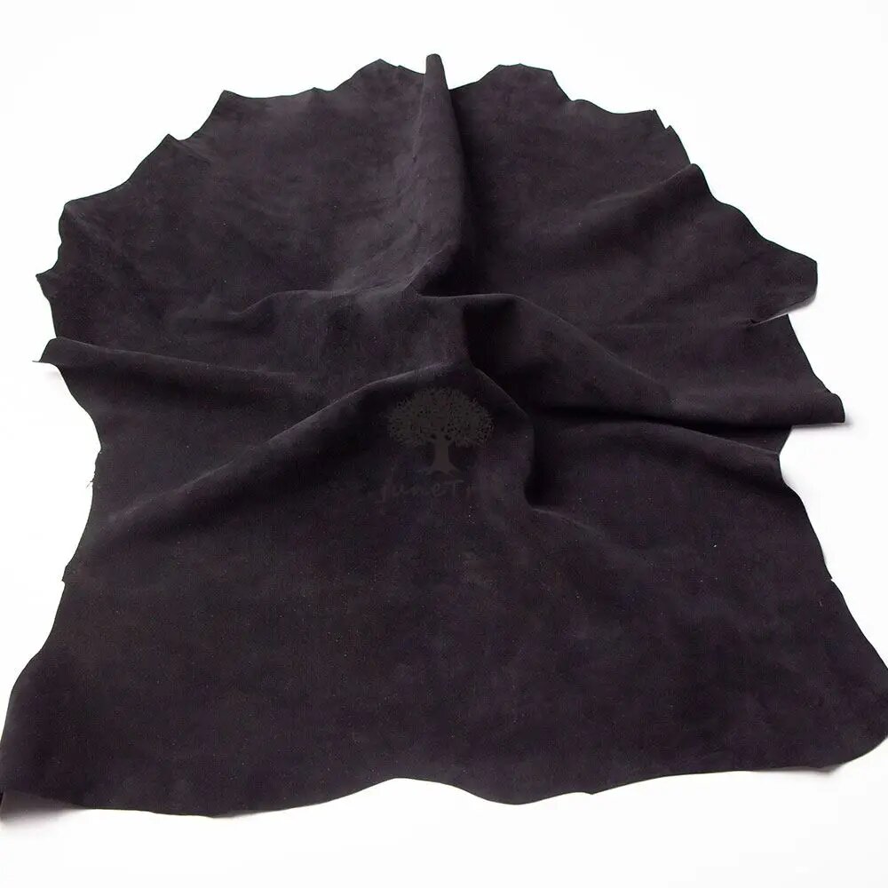 Junetree мягкая овечья кожа 0,8 мм Черный, 4-5 sqaure feet, black
