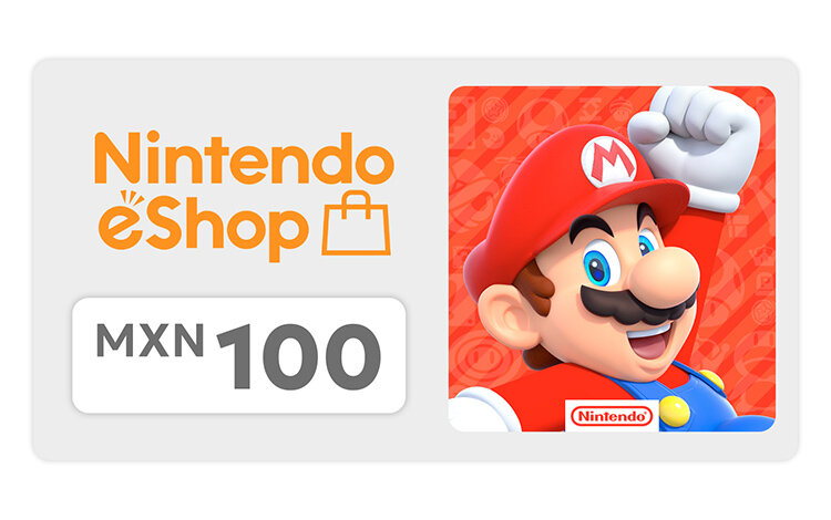 Карта оплаты Nintendo eShop 100 MXN Mexico (Nintendo eShop (MX); Nintendo Switch; Регион активации Мексика)