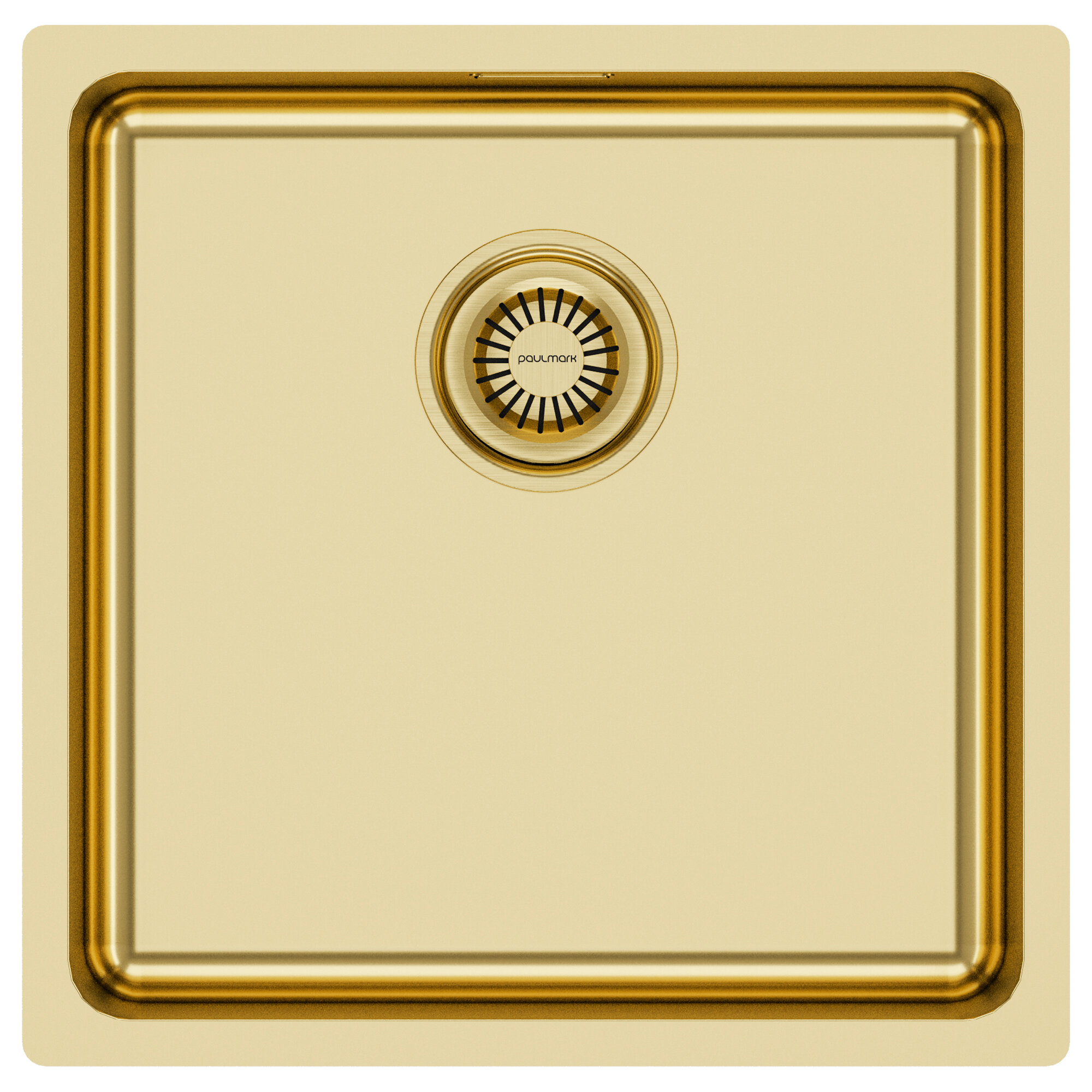 Кухонная мойка Paulmark VISTA 44 PM304444-LG светлое золото Нержавеющая сталь