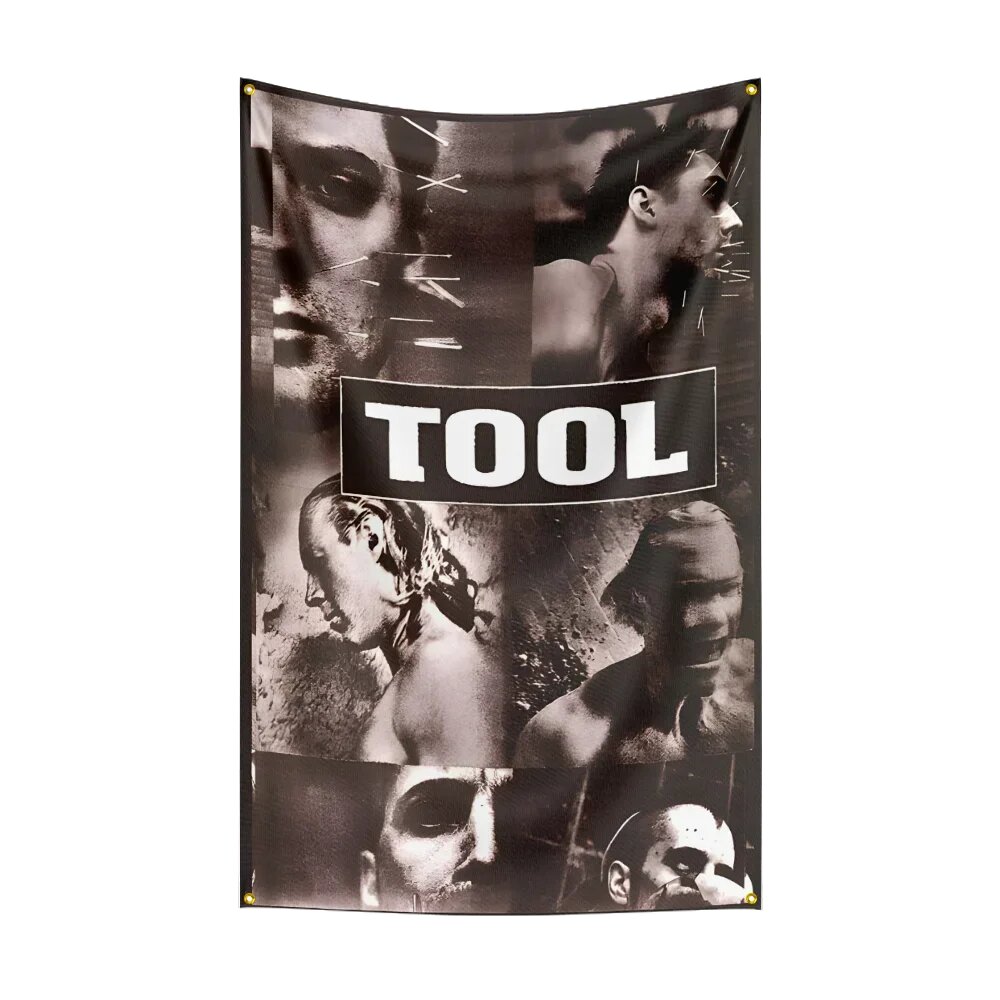 3x5 Ft TOOLS Heavy Rock Band Flag Polyester Digital Printing Banner for Bedroom Wall Art Out Door Tapestry Decoration