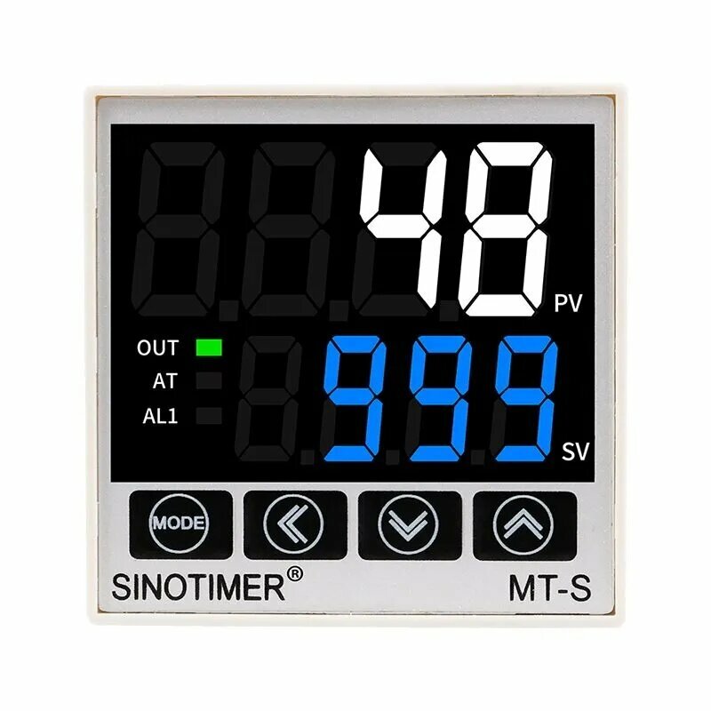 SINOTIMER Терморегулятор/термостат до 750Вт, черный матовый